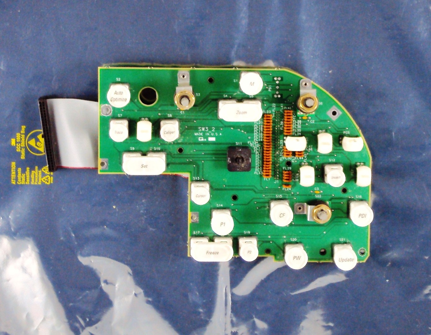 2104561-3 sw3 with single rotary encoder for ge logiq 700 expert | CC ...